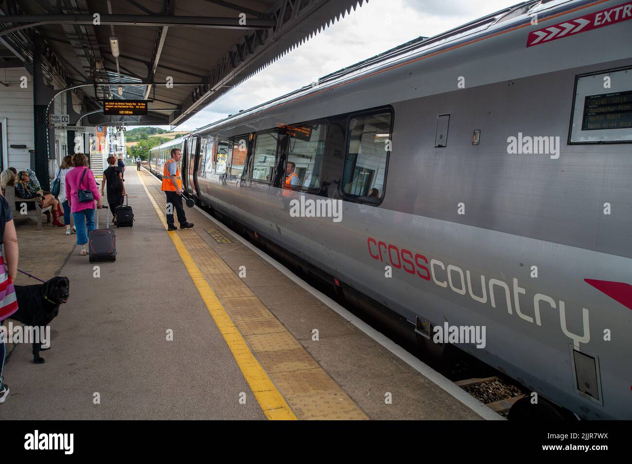 Totnes, Devon, UK. 26th July, 2022. A Cross Country train at Totnes ...