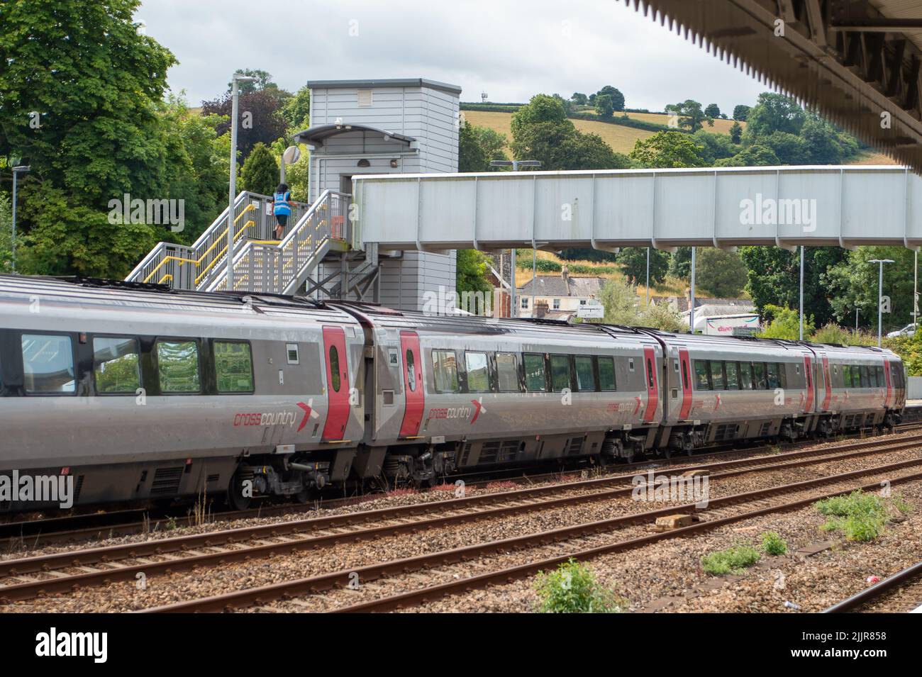 Totnes, Devon, UK. 26th July, 2022. A Cross Country train at Totnes ...