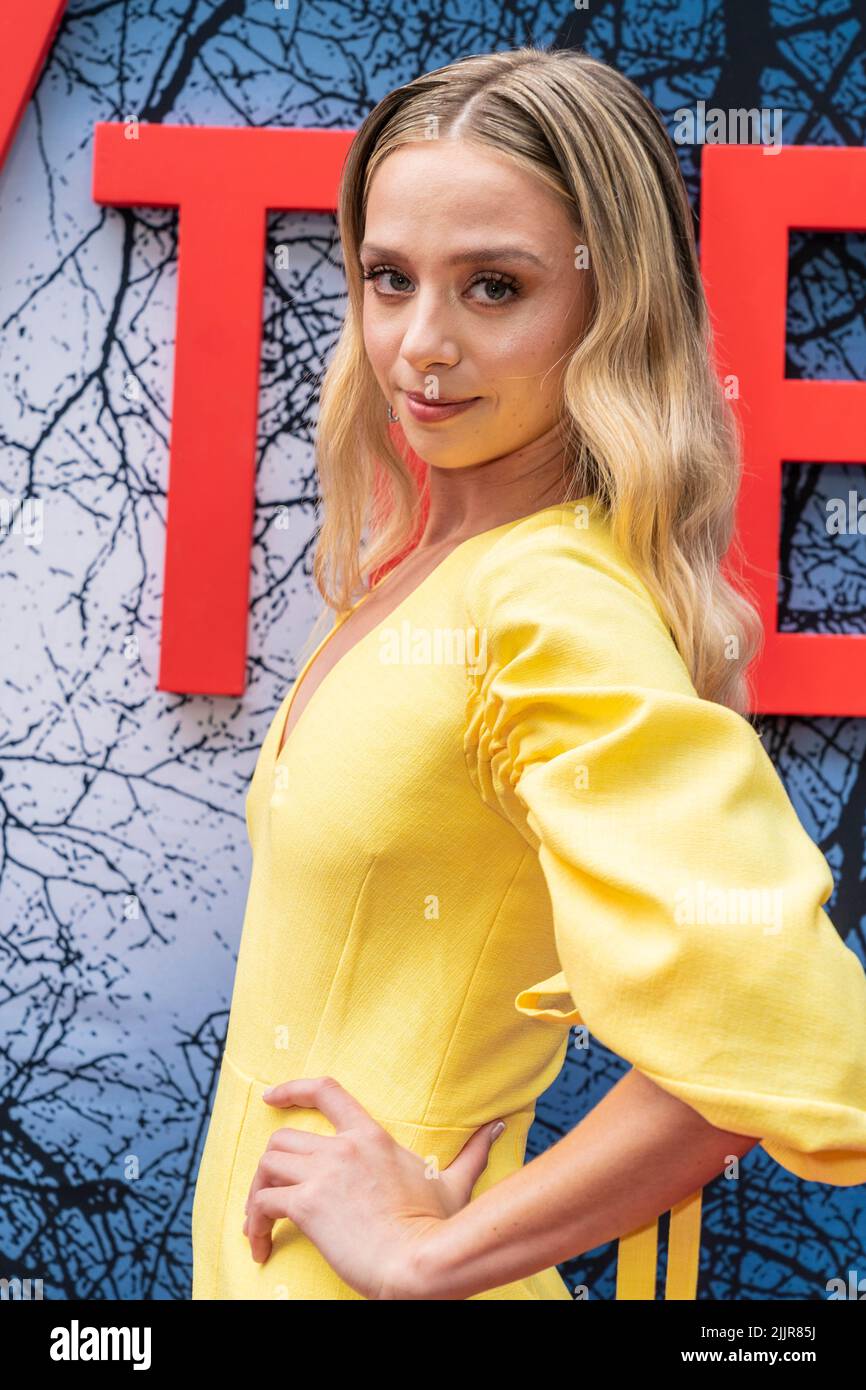 New York, NY - July 27, 2022: Anna Lore attends new York premiere of ...