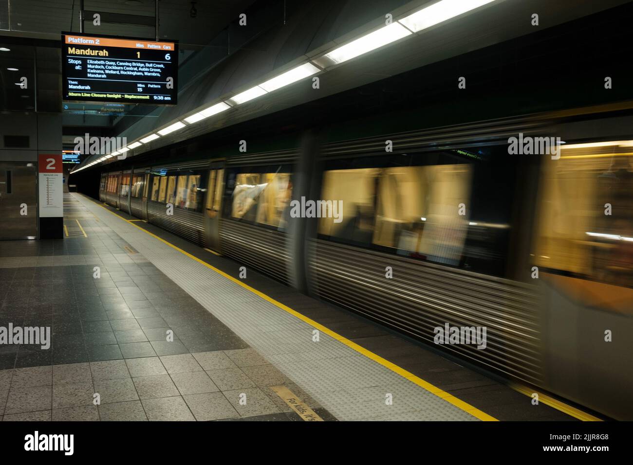 Perth railway station train hi-res stock photography and images - Alamy