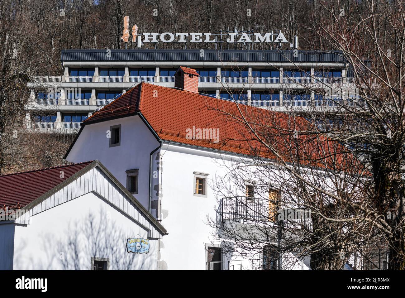 Hotel Jama, in Postojna. Slovenia Stock Photo - Alamy