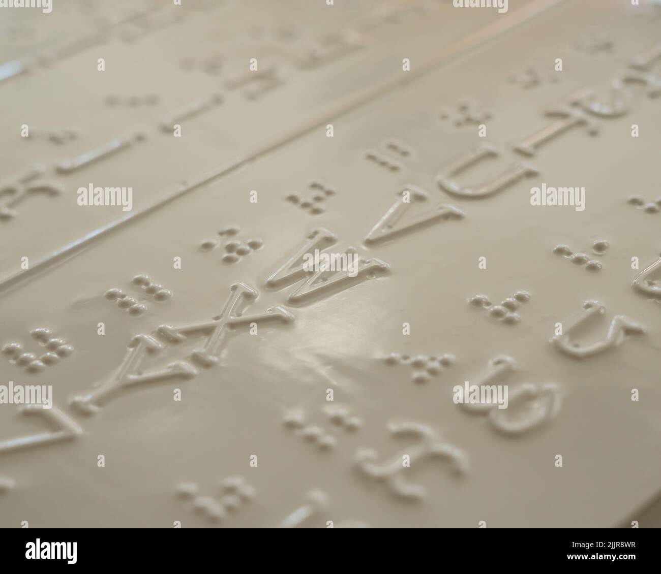 English braille hi-res stock photography and images - Alamy