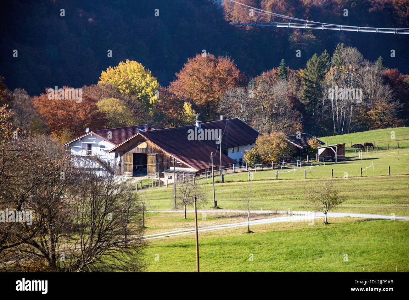 Background rural houses hi-res stock photography and images - Alamy