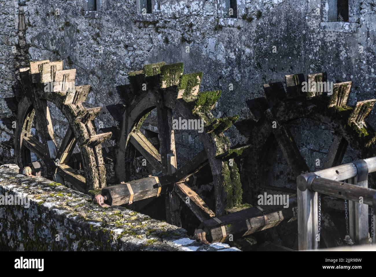 Modrijan homestead, old mill at Postojna Cave park, Slovenia Stock ...