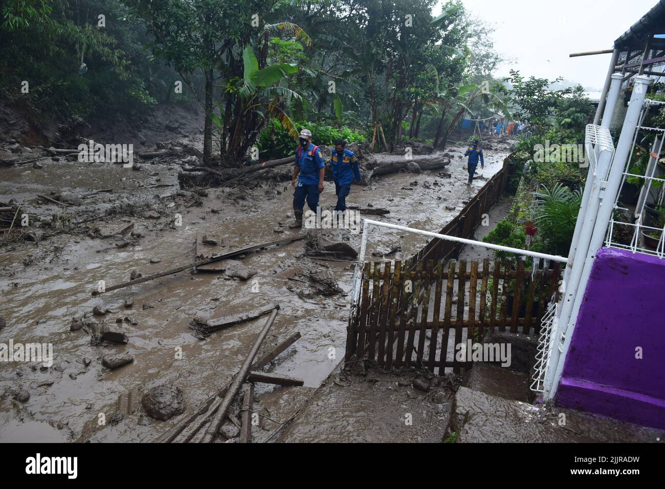 Bogor, Indonesia - January 11, 2021 : flash flood disaster in the Puncak area, Bogor, Indonesia ...
