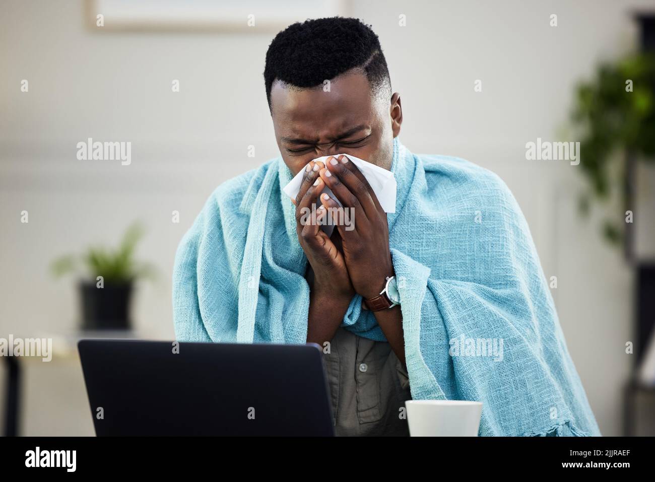 Ive just got to finish this one report. a young businessman suffering ...