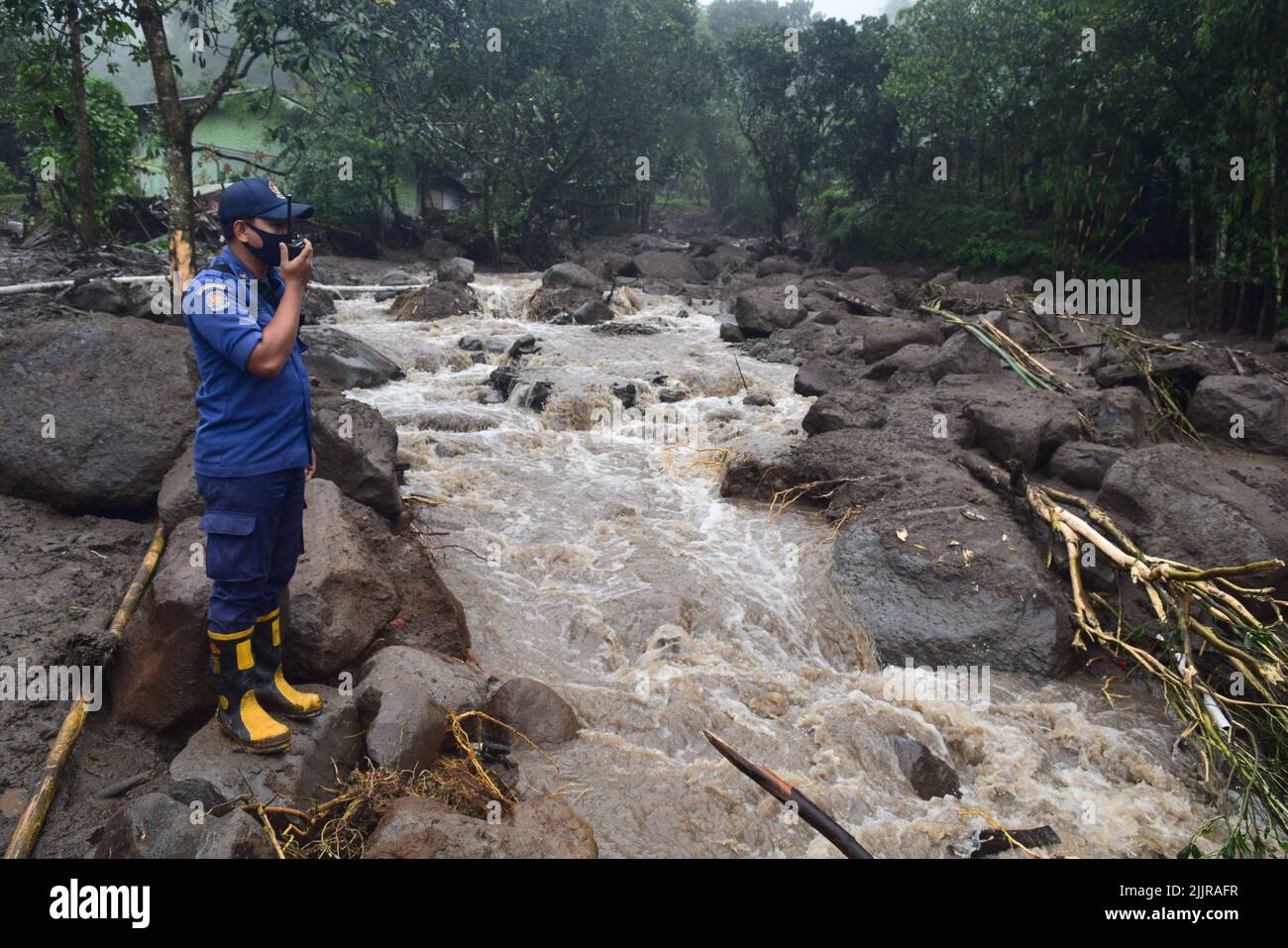 Bogor, Indonesia - January 11, 2021 : flash flood disaster in the Puncak area, Bogor, Indonesia ...
