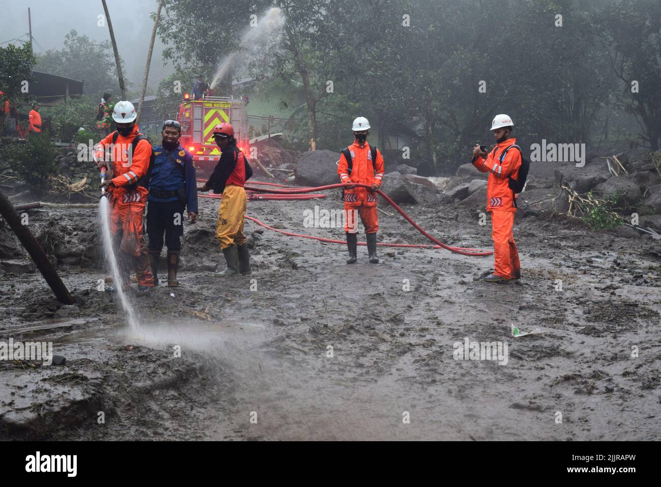 Bogor, Indonesia - January 11, 2021 : flash flood disaster in the Puncak area, Bogor, Indonesia ...