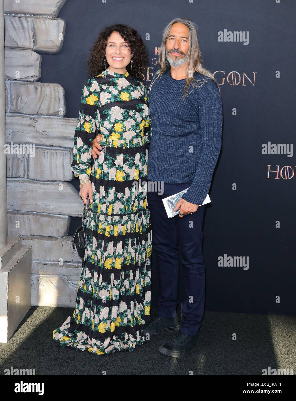 Lisa Edelstein, Robert Russell arrives at The HBO Original Drama Series ...