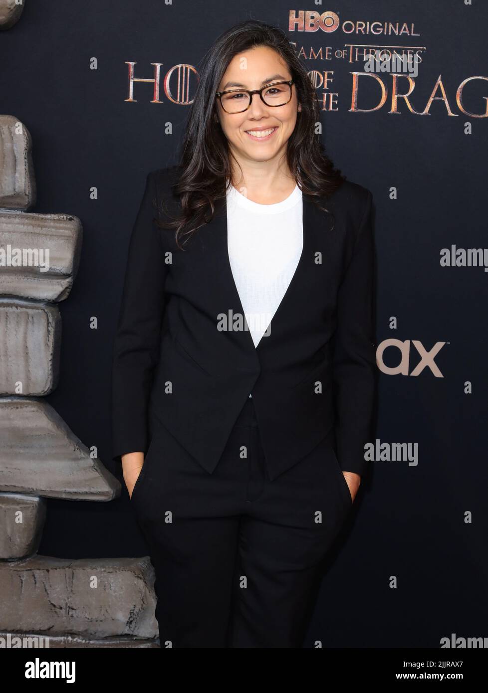 Sara Hess arrives at The HBO Original Drama Series HOUSE OF THE DRAGON ...