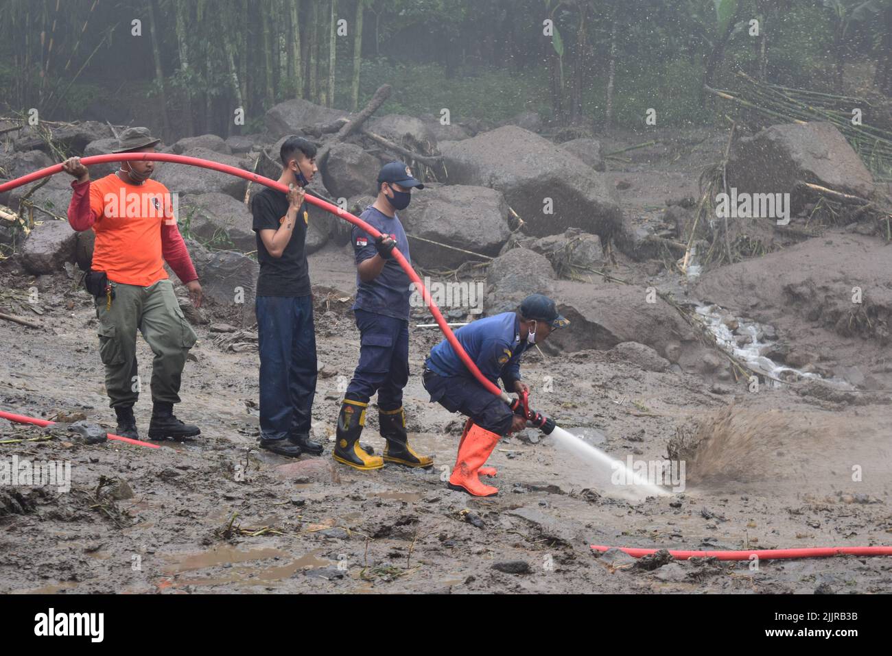 Bogor, Indonesia - January 11, 2021 : flash flood disaster in the Puncak area, Bogor, Indonesia ...