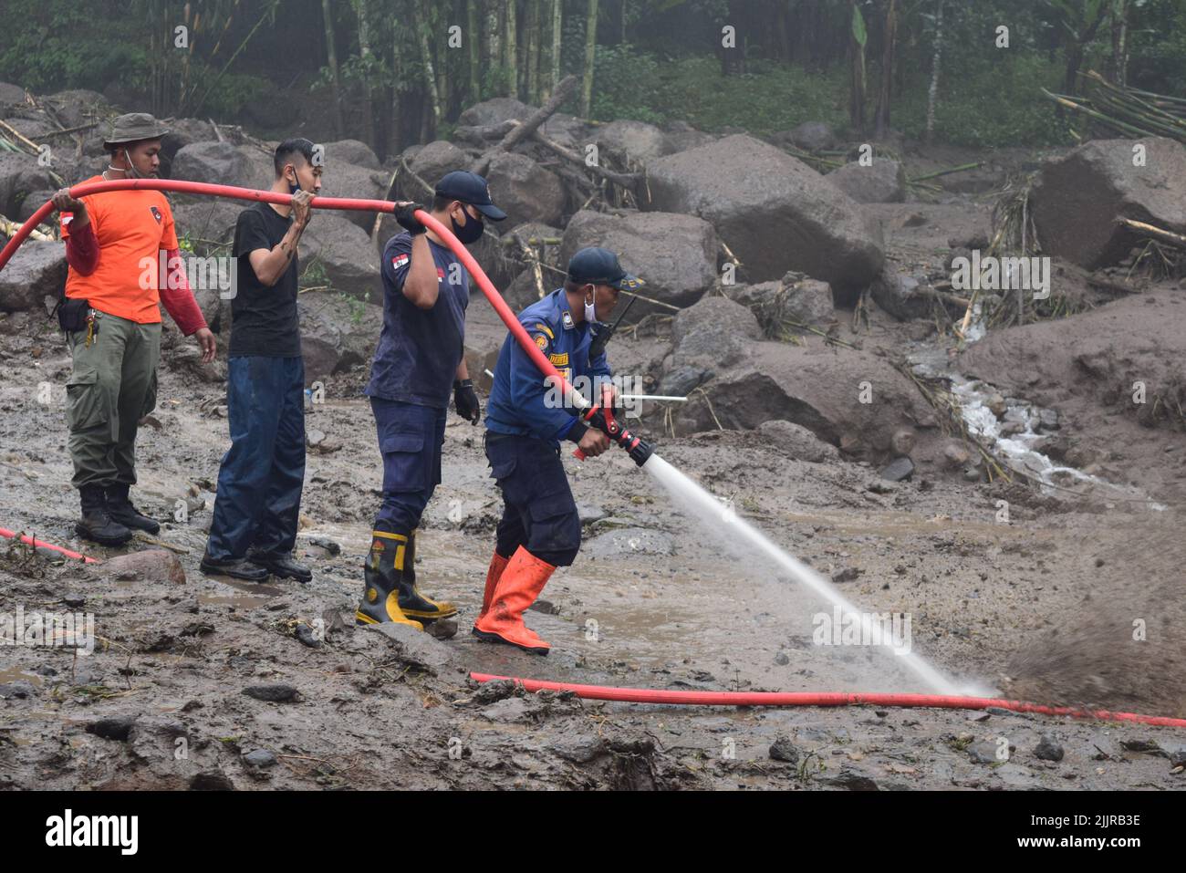 Bogor, Indonesia - January 11, 2021 : flash flood disaster in the Puncak area, Bogor, Indonesia ...