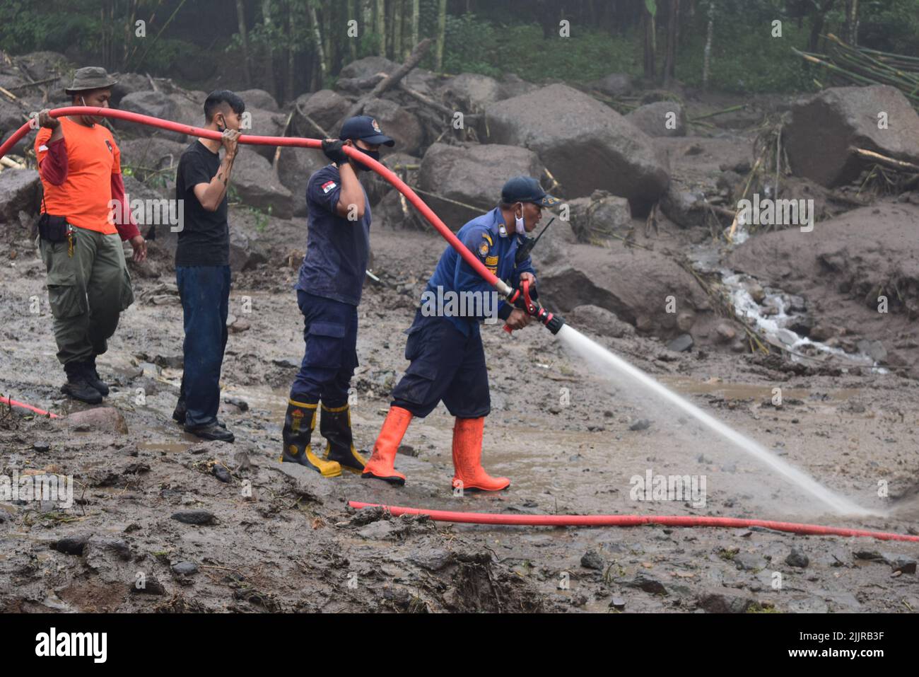 Bogor, Indonesia - January 11, 2021 : flash flood disaster in the Puncak area, Bogor, Indonesia ...