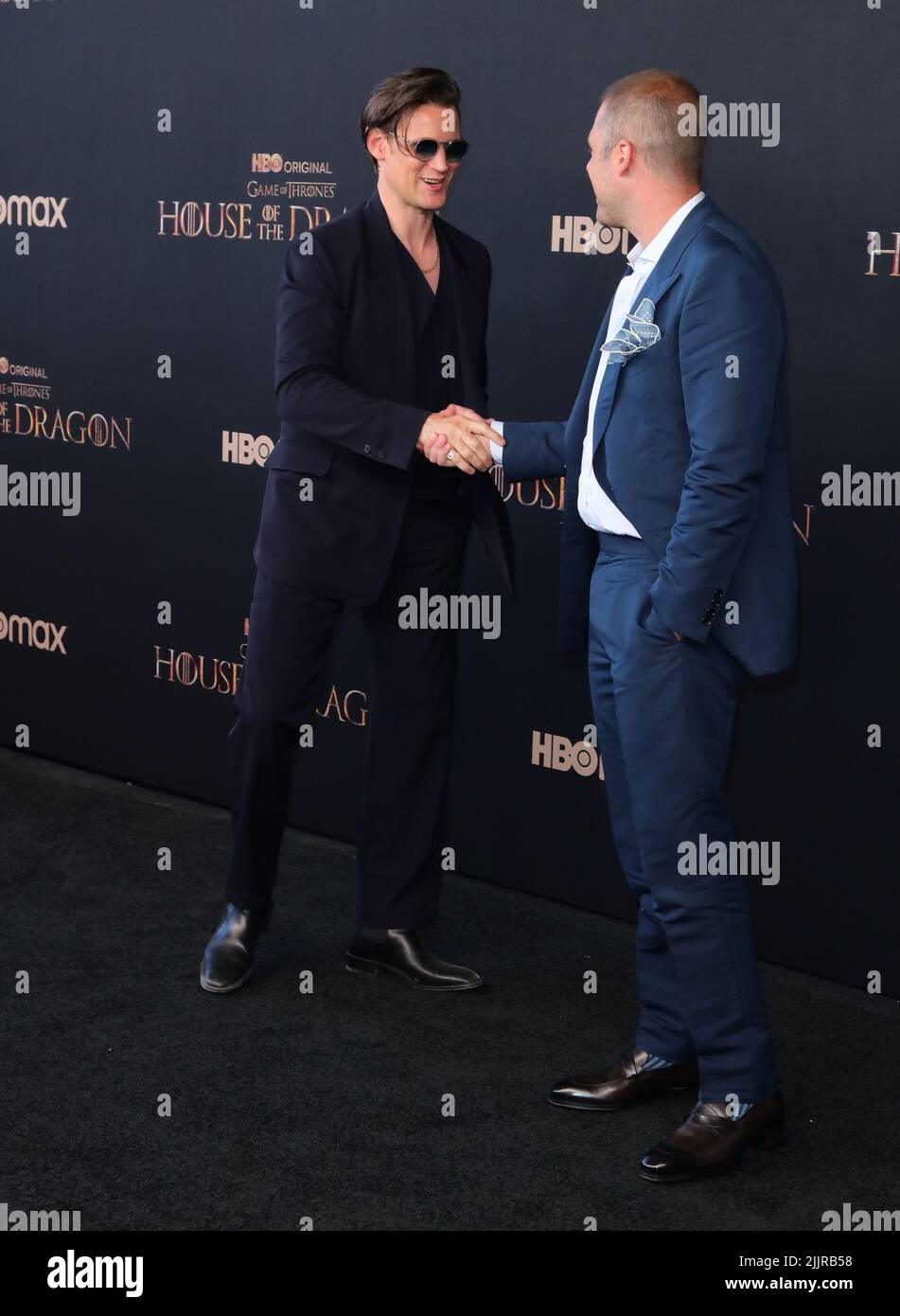 Ryan Condal, Matt Smith arrives at The HBO Original Drama Series HOUSE ...