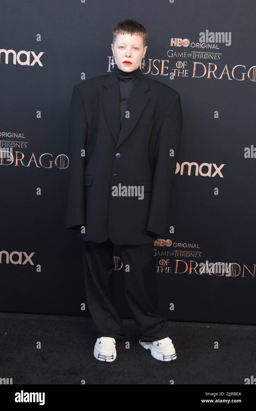 Los Angeles, California, USA 27th July 2022 Actress Emma D'Arcy attends ...