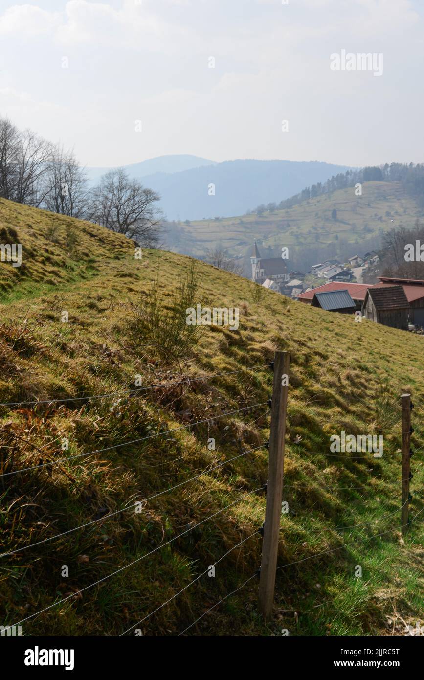 Vertical shot small town hi-res stock photography and images - Alamy