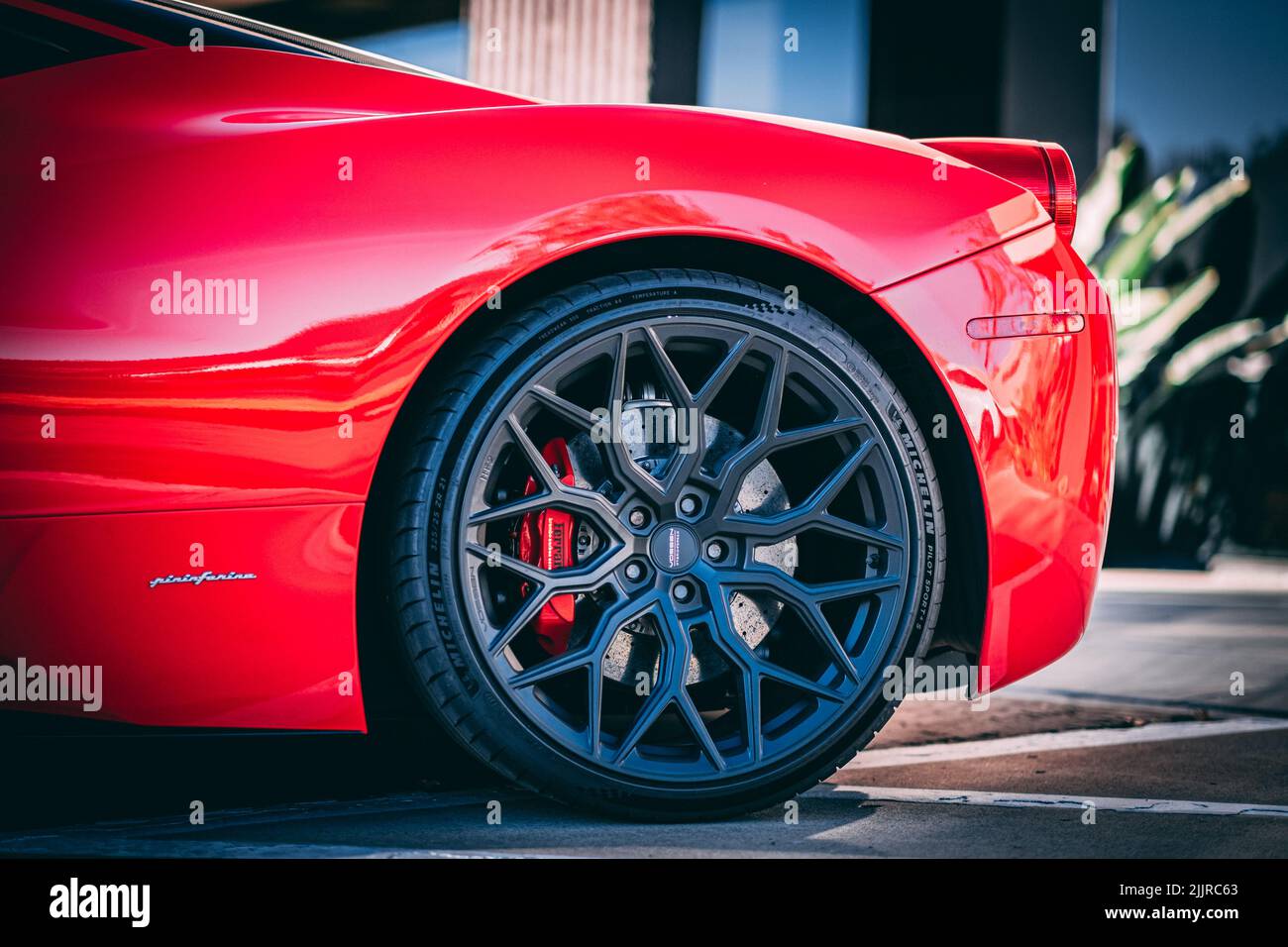 Side view of ferrari hi-res stock photography and images - Alamy