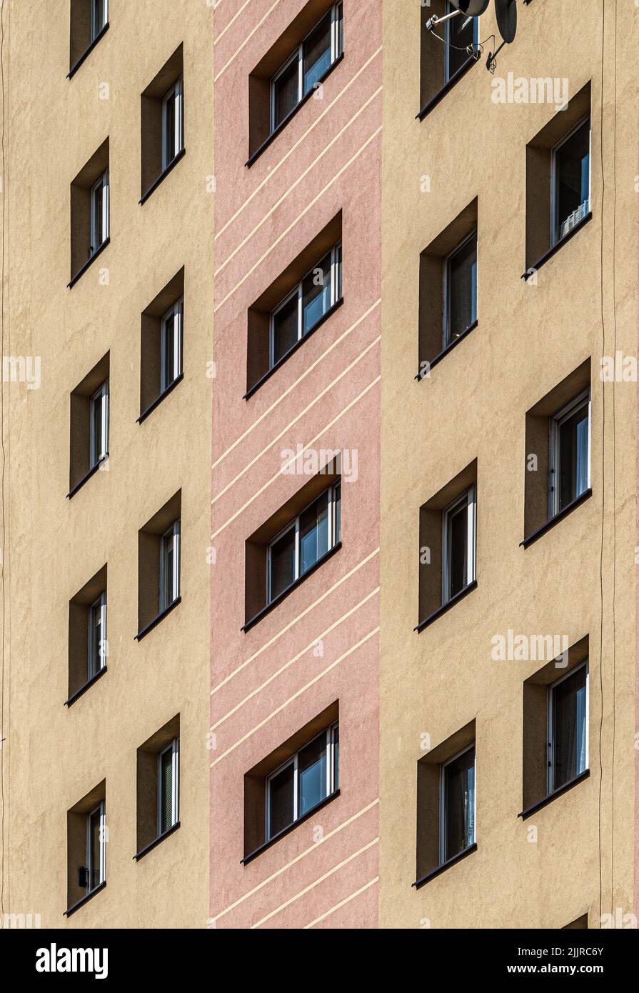 The windows of a high-rise building Stock Photo - Alamy