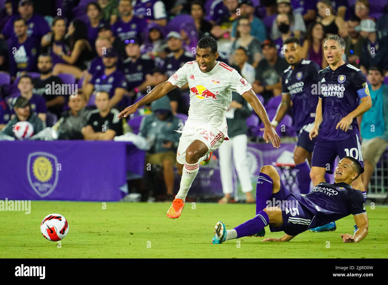 Orlando, Florida, USA, July 27, 2022, New York Red Bulls Captain ...