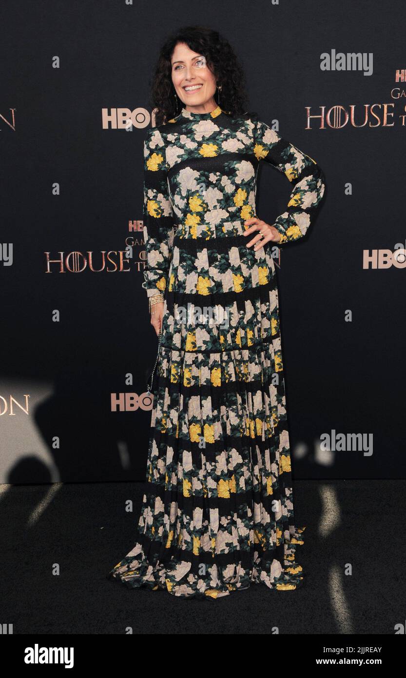 Los Angeles, CA. 27th July, 2022. Lisa Edelstein at arrivals for HOUSE ...