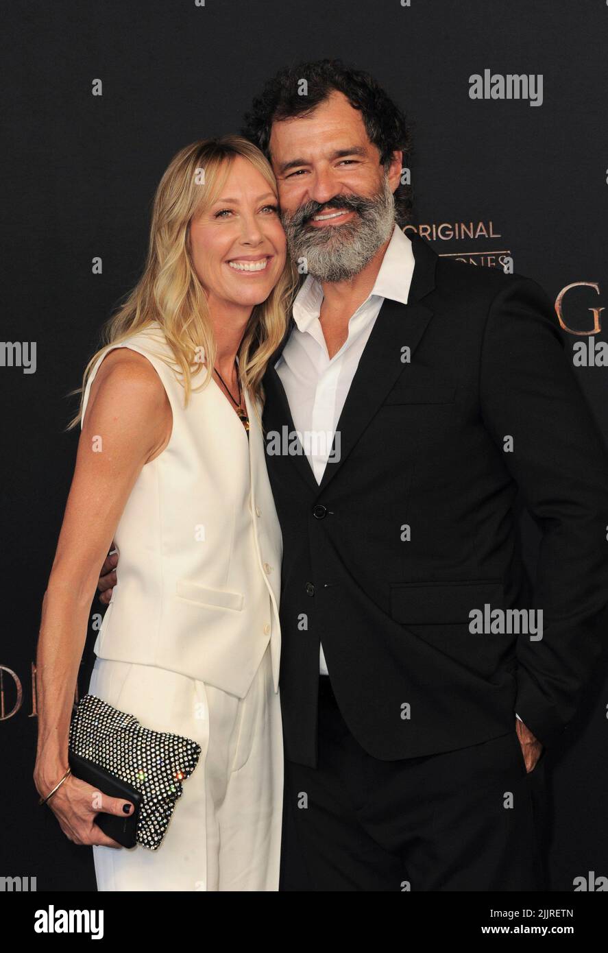 Los Angeles, CA. 27th July, 2022. Greg Yaitanes, Eve Somer at arrivals ...
