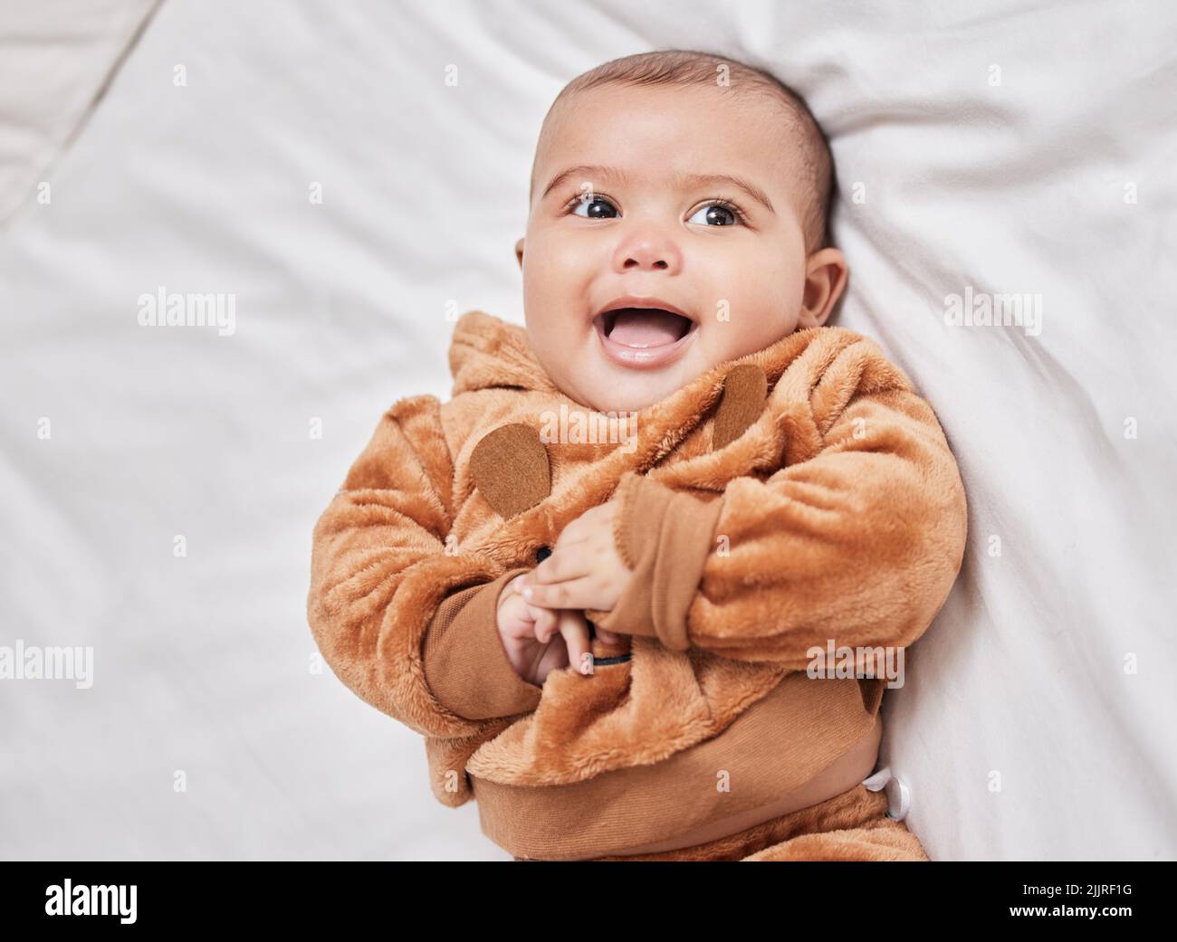 Im the funniest person I know. a little boy playing by himself Stock ...