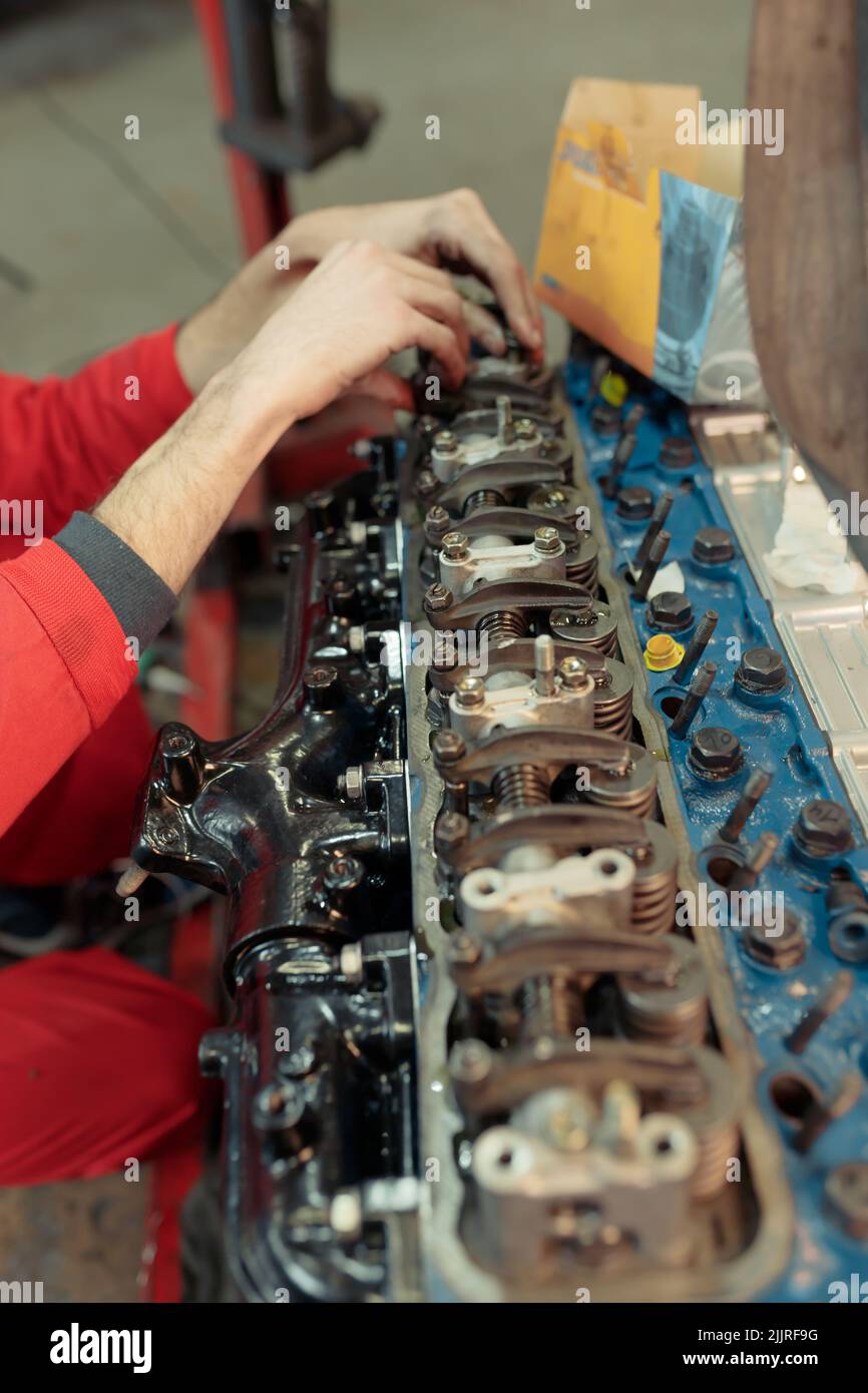 Car mounted engine hi-res stock photography and images - Alamy