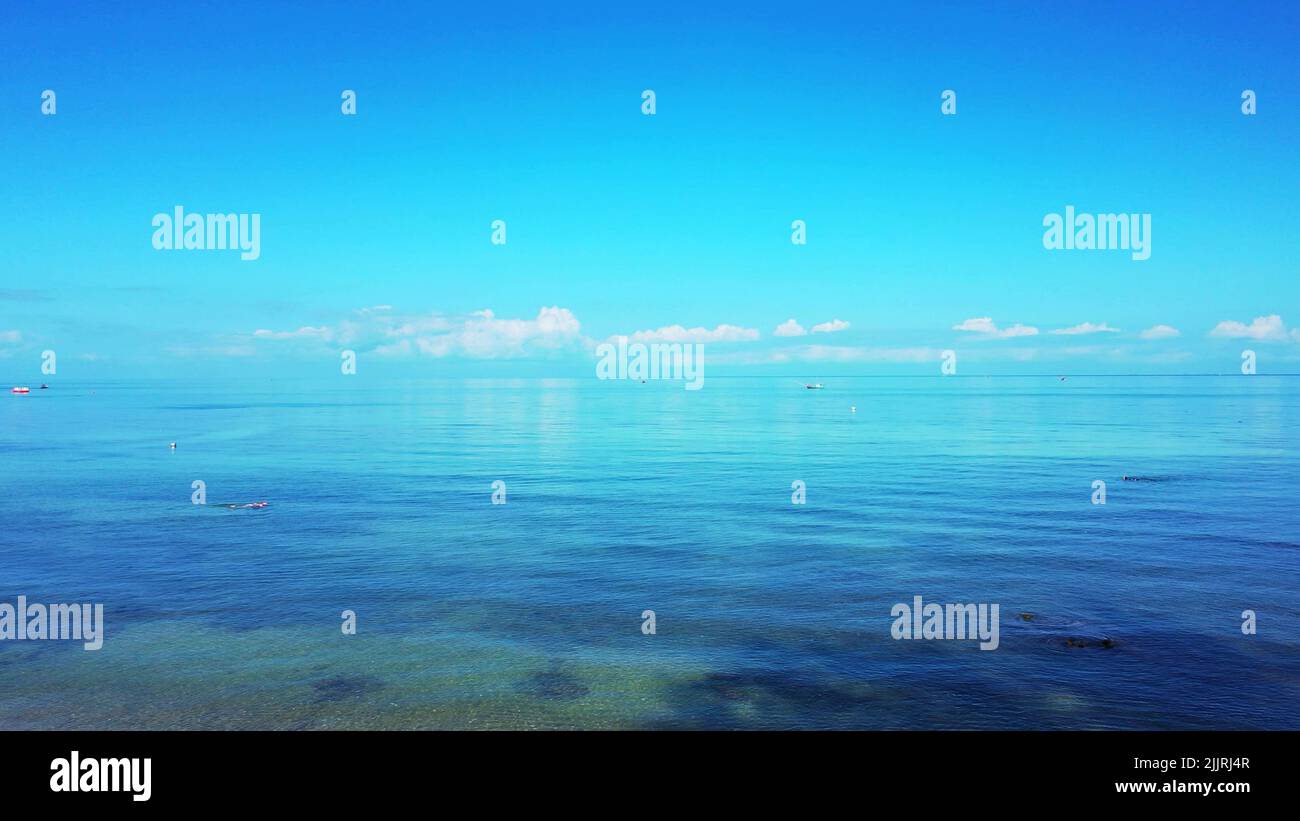 Tranquil seascape blue ocean hi-res stock photography and images - Alamy