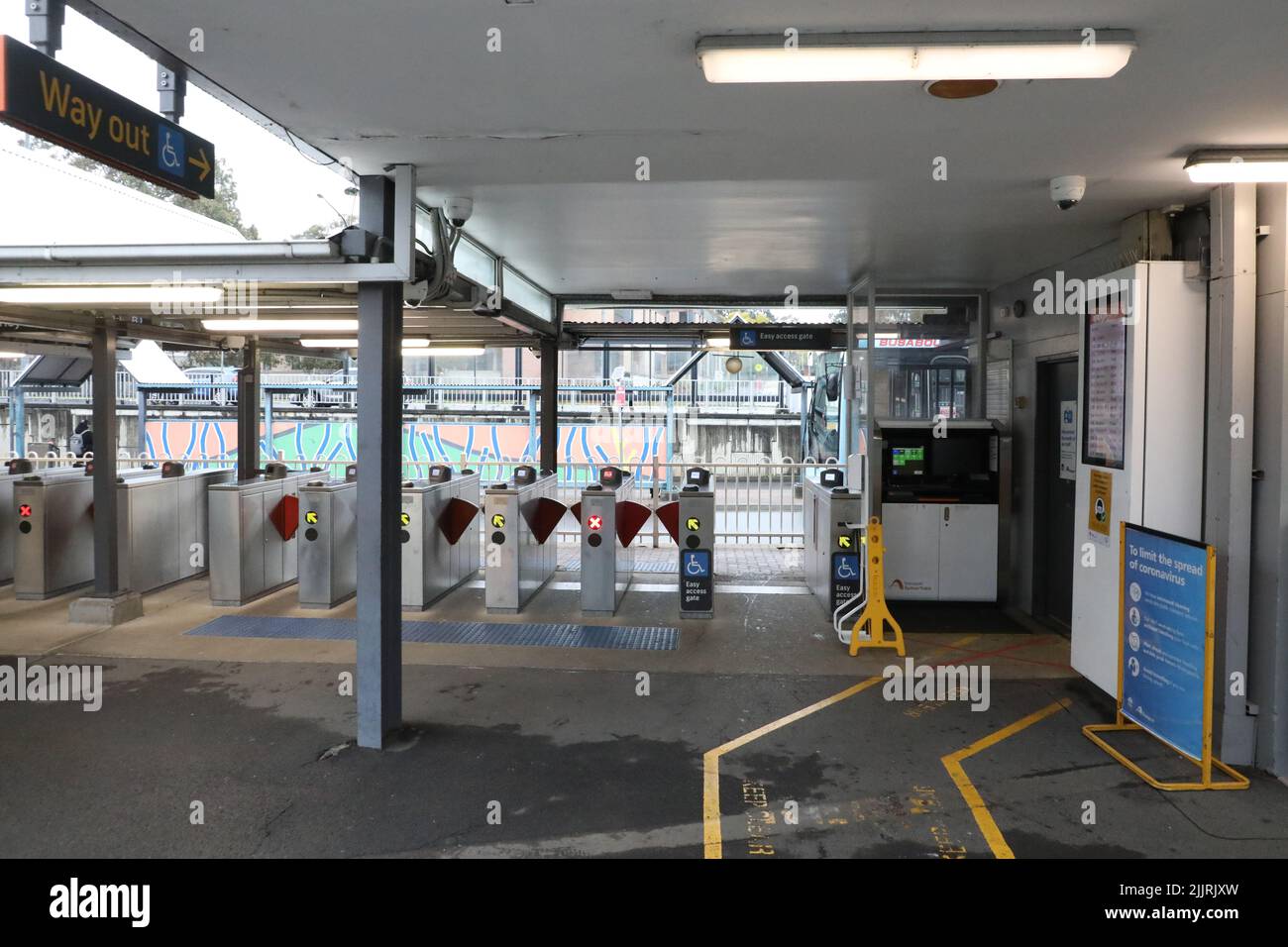 Sydney train gates hi-res stock photography and images - Alamy