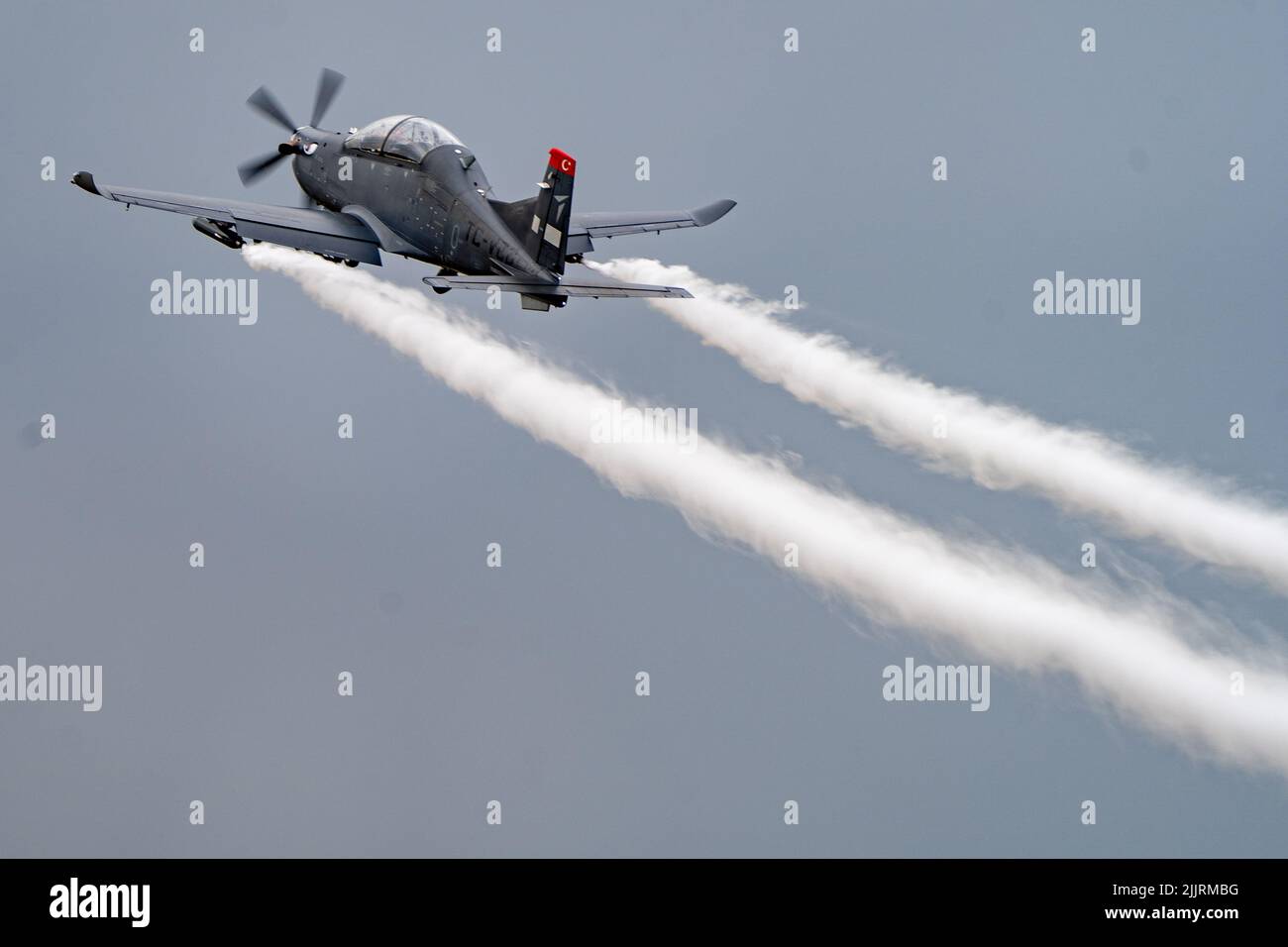 TAI Hurkus Free Bird Development Aircraft Farnborough Airshow 2022 ...