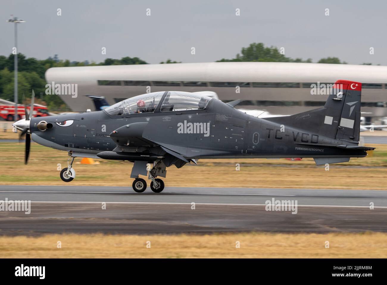 TAI Hurkus Free Bird Development Aircraft Farnborough Airshow 2022 ...