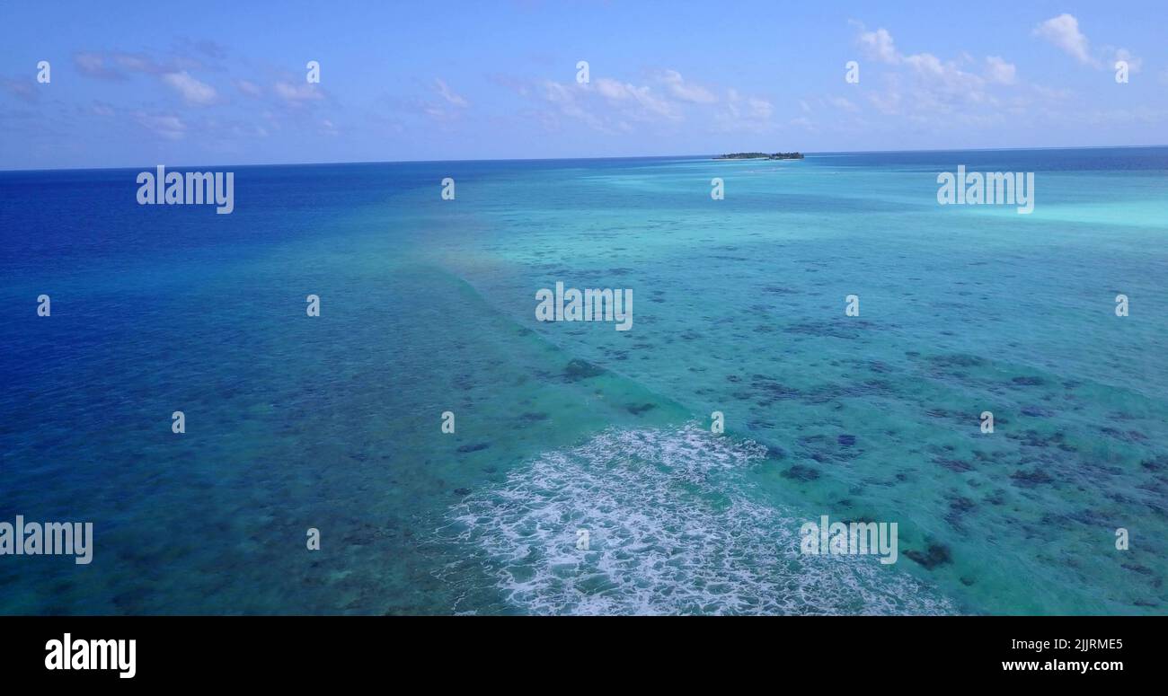 A beautiful shot of ocean clear water in the daytime Stock Photo - Alamy