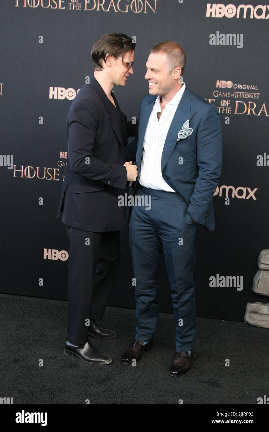Los Angeles, USA. 27th July, 2022. Matt Smith and Ryan Condal attend ...