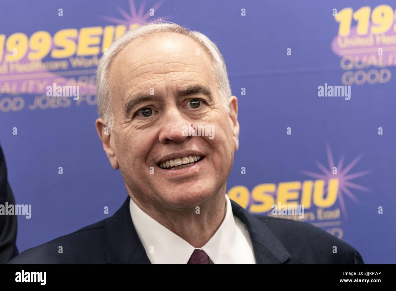 New York, NY - July 27, 2022: State comptroller Thomas DiNapoli poses ...