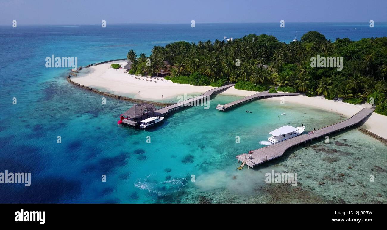 Aerial view wooden walkways hi-res stock photography and images - Alamy