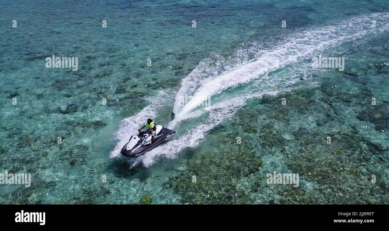 Jet ski trail hi-res stock photography and images - Alamy