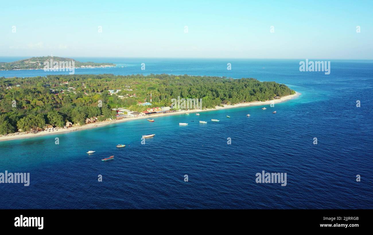 An aerial view of a beautiful landscape in the Maldives Stock Photo - Alamy