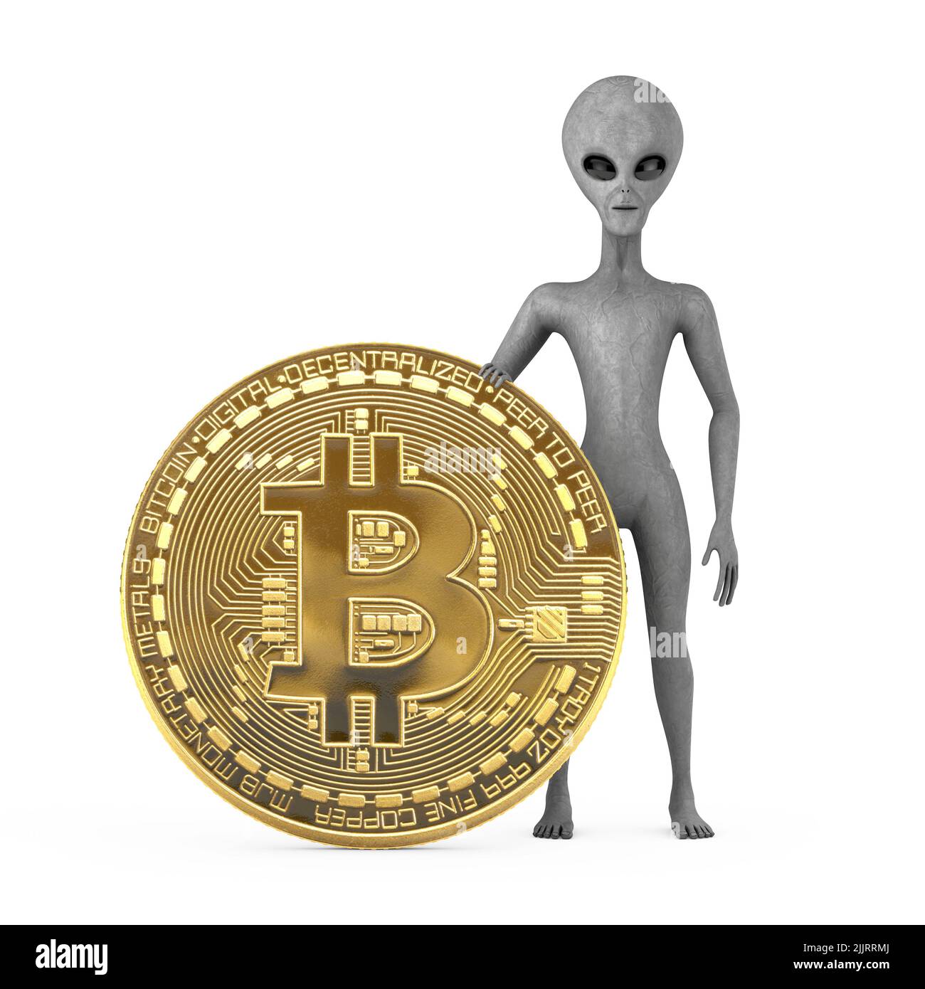 Gold coin on gray Cut Out Stock Images & Pictures - Alamy