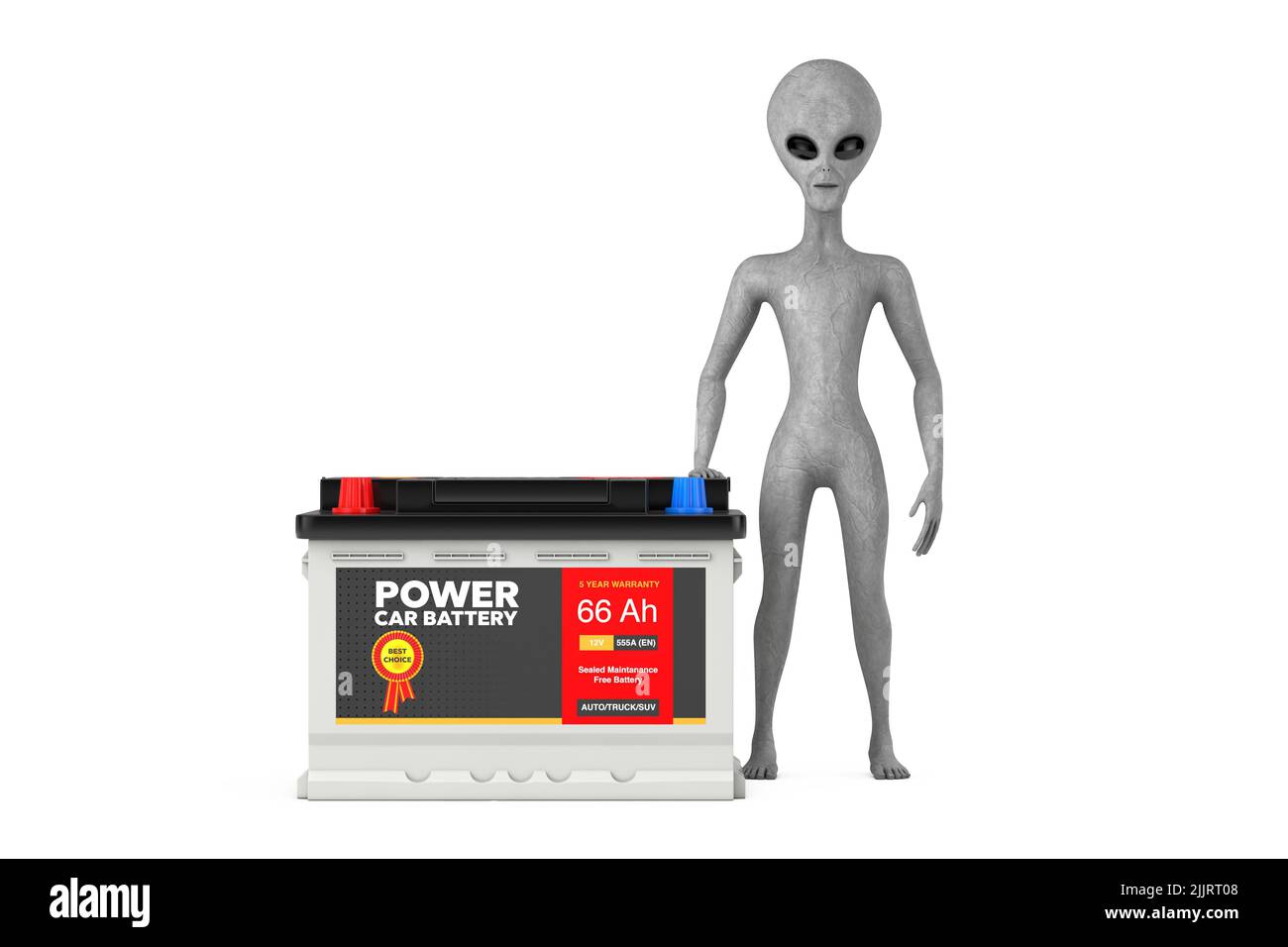 Scary Gray Humanoid Alien Cartoon Character Person Mascot and ...