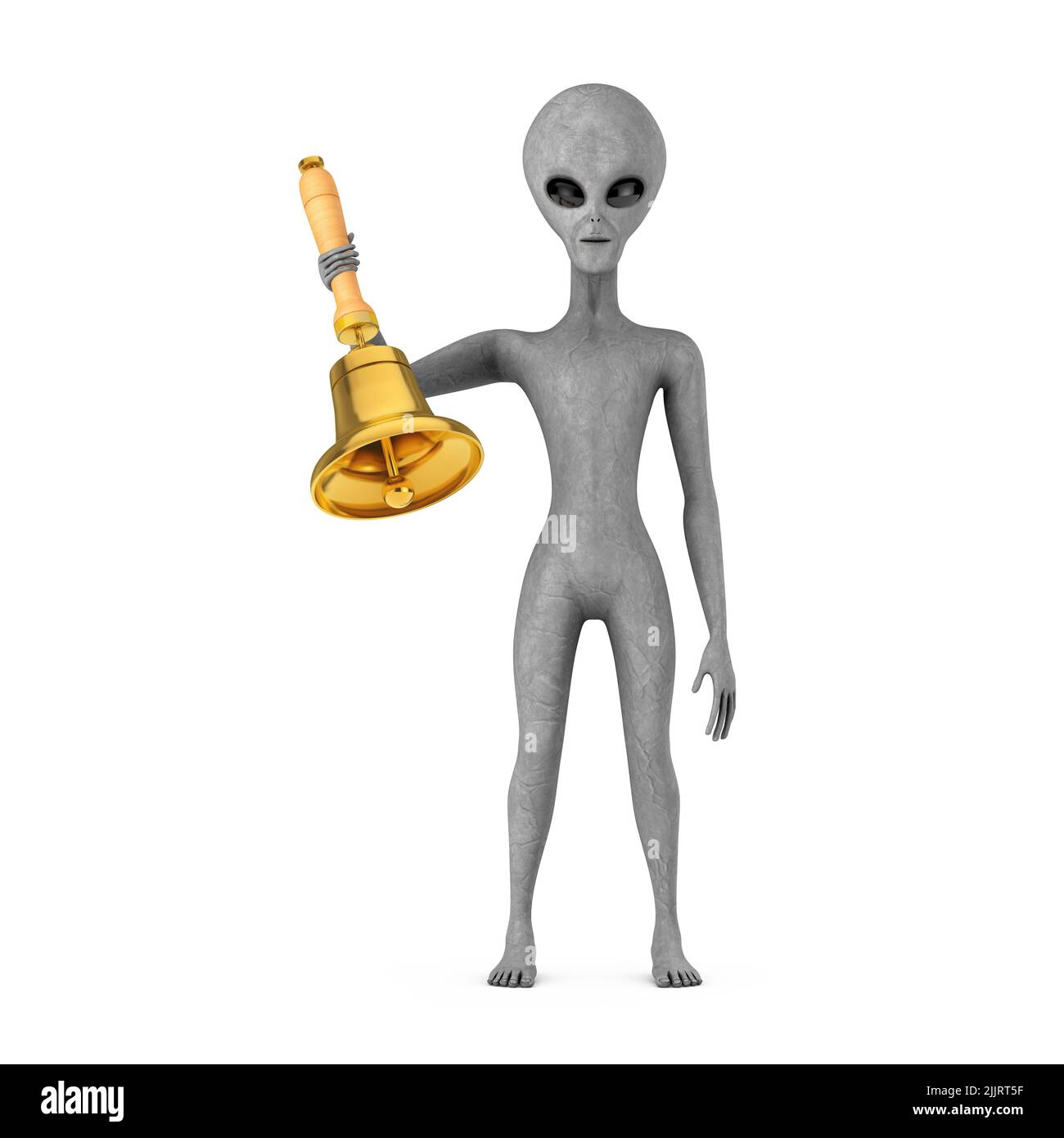 Scary Gray Humanoid Alien Cartoon Character Person Mascot with Vintage ...