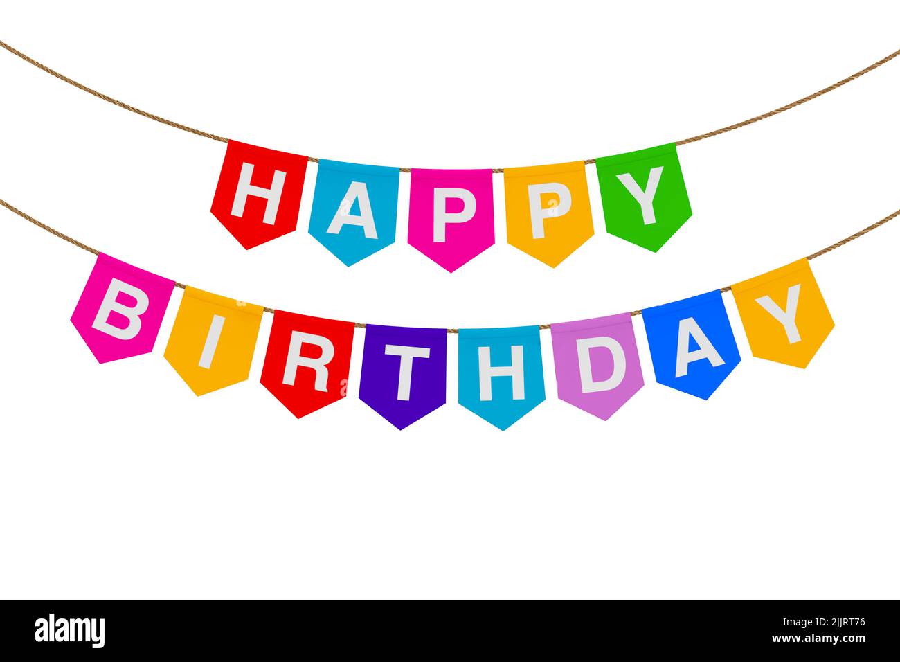 Happy Birthday Pennant Banner Clip Art