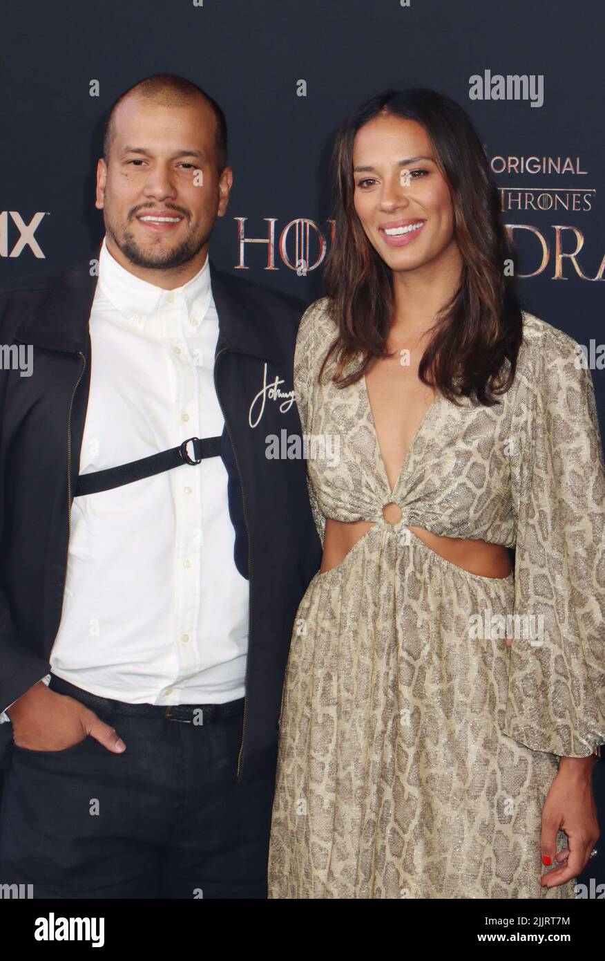 Los Angeles, USA. 27th July, 2022. Abner Ramirez, Amanda Sudano Ramirez ...