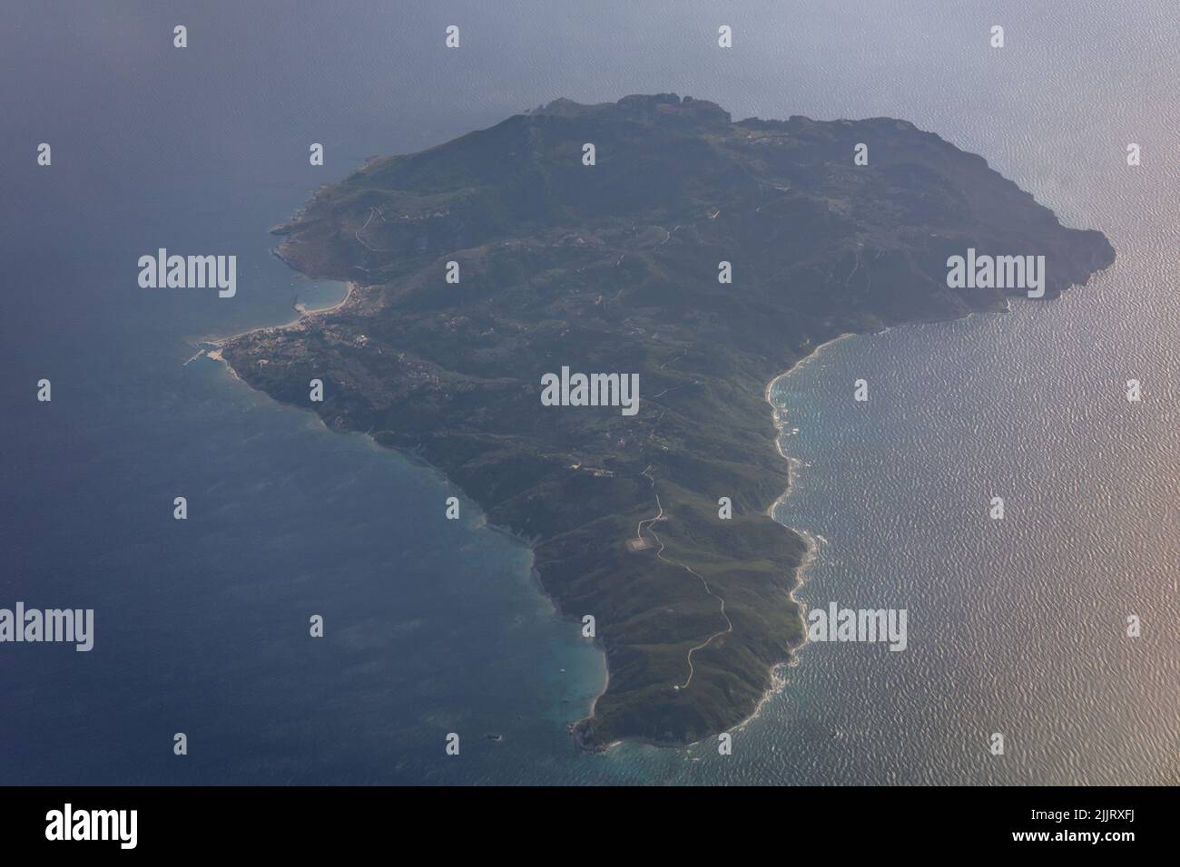 Othonoi Island near Greek island of Corfu also called Kerkyra Stock ...