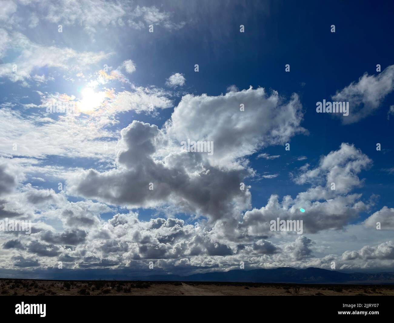 A beautiful view of a sky with clouds Stock Photo - Alamy