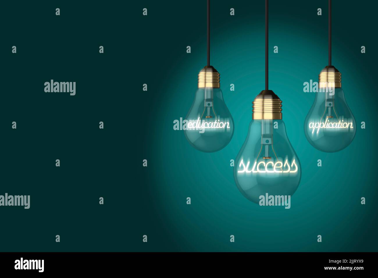 Education concept old style light bulb light bulbs education ...