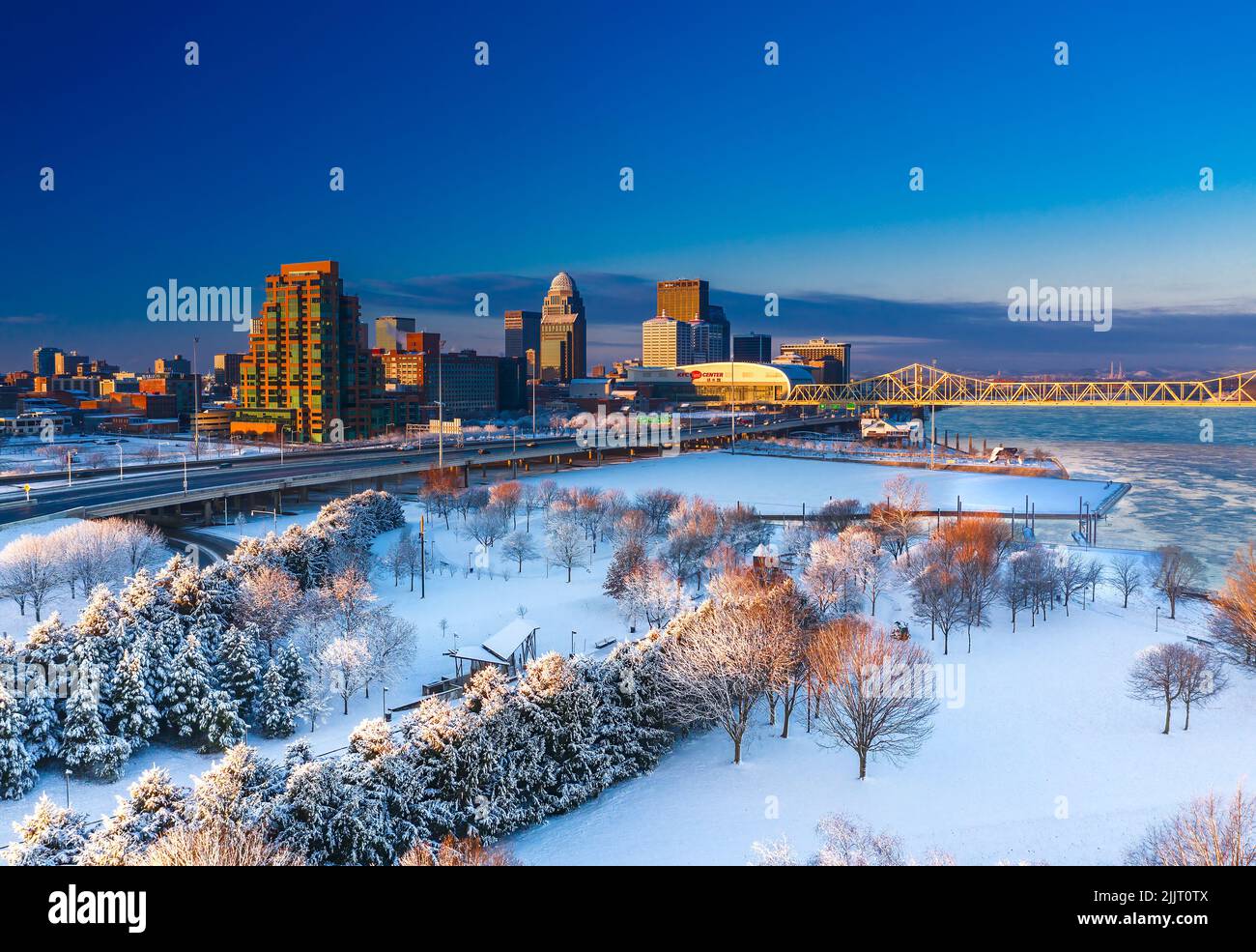 Downtown louisville sign kentucky hi-res stock photography and images ...