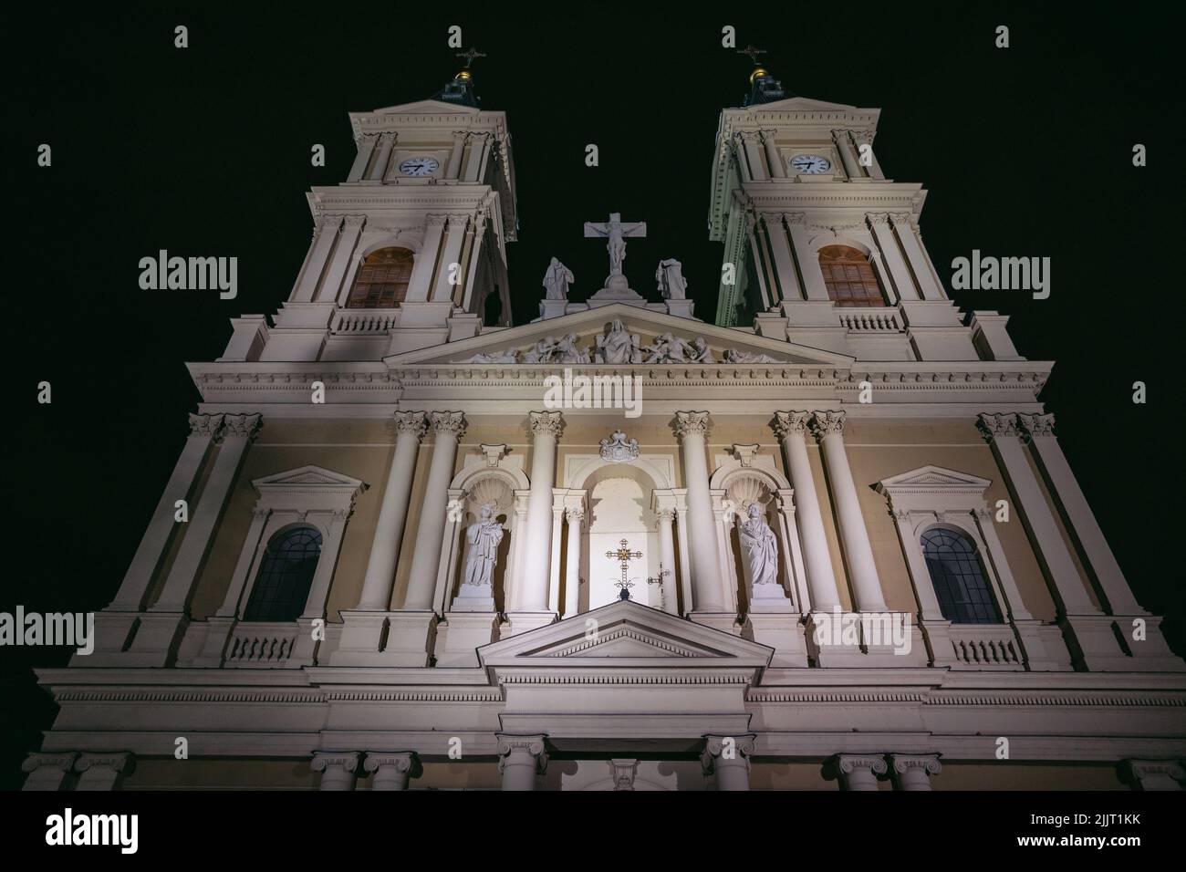 Cathedral of the Divine Saviour in Ostrava city in Czech Republic ...