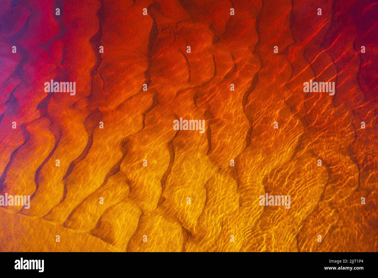 Fresh water on red planet, Mars water concept Stock Photo - Alamy
