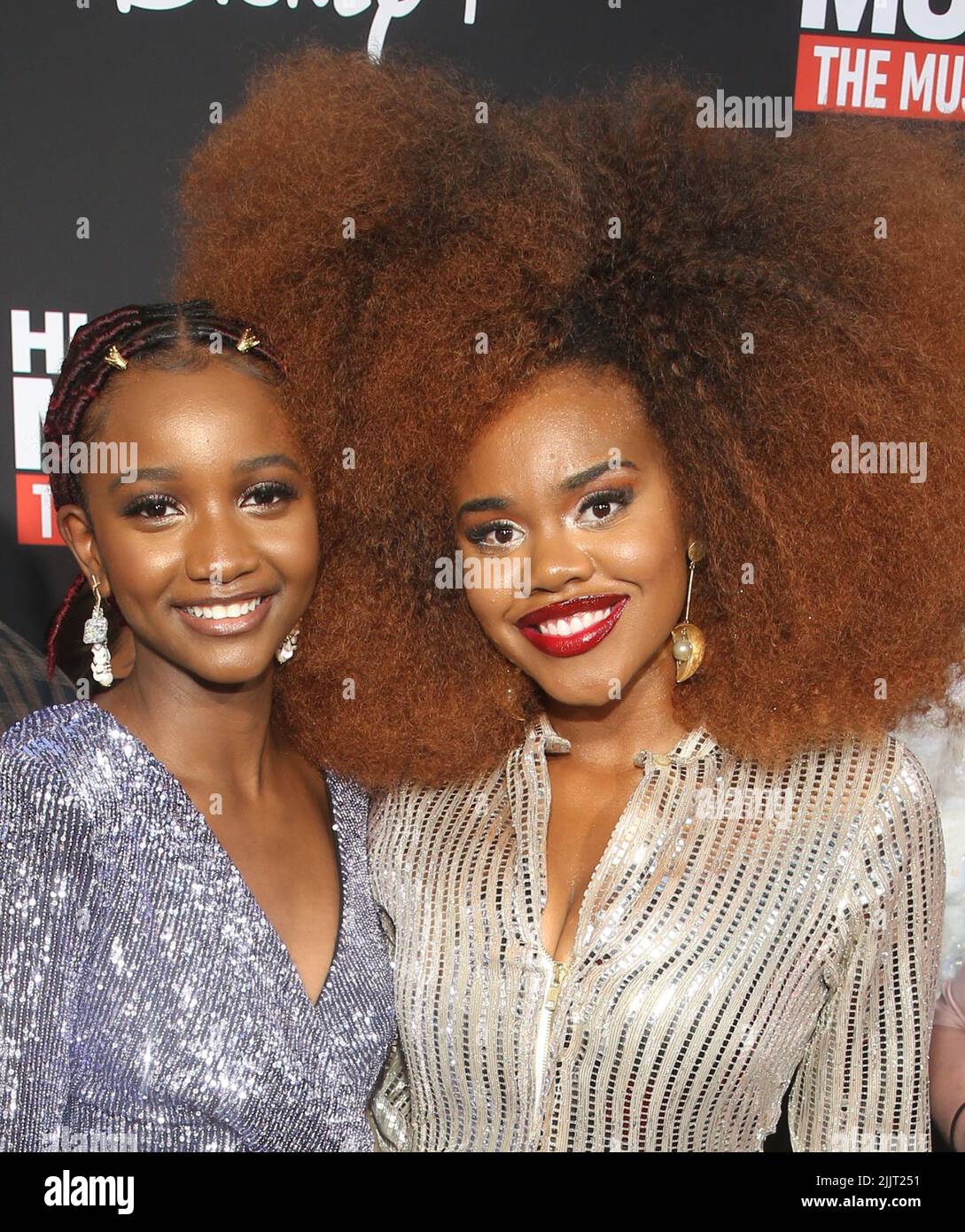 27 July 2022 - Burbank, California - Aria Brooks, Dara Renee. Disney+ ...