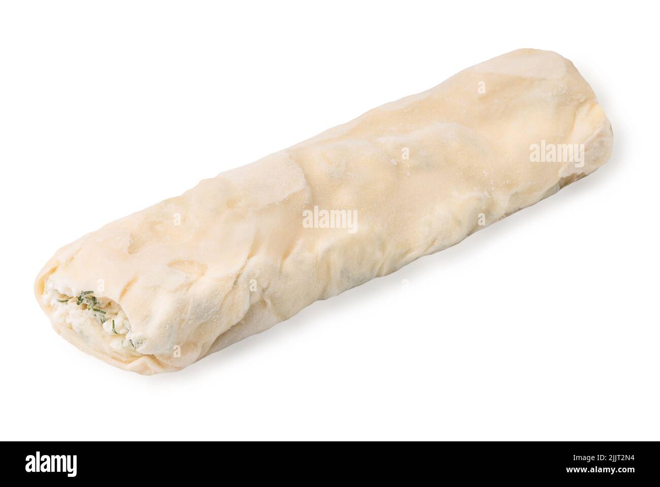 dough with cottage cheese, semi-finished puff pastry with cottage ...